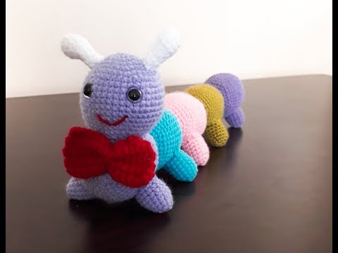 Amigurumi tırtıl yapımı (baştan sona anlatım)