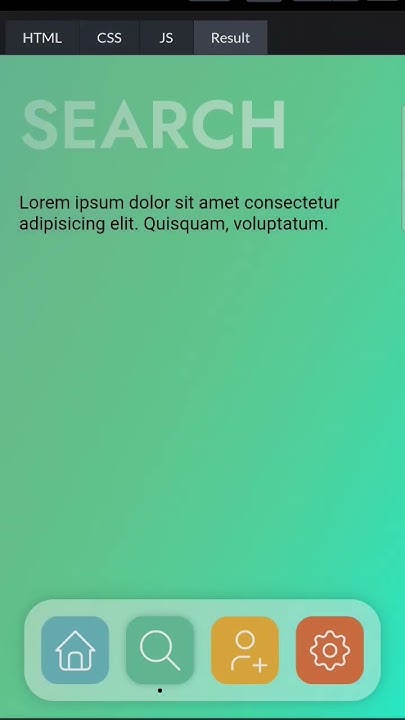 Dock Nav Bar Html Css Only Heresthecode Coding Htmlcss Youtube
