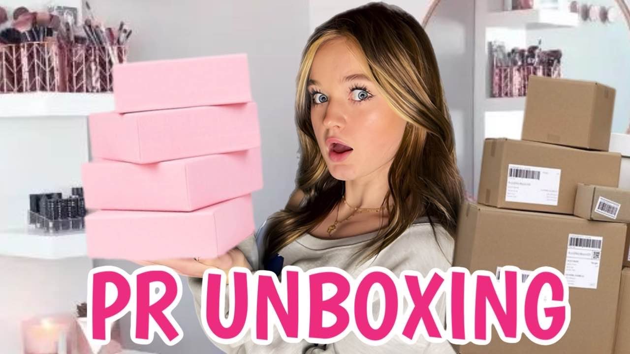 I CAN'T BELIEVE I GOT ALL THIS IN MY 1ST PR HAUL UNBOXING! 🤩 - YouTube