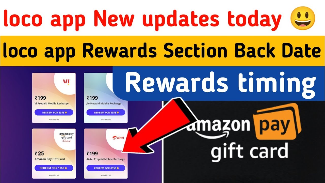 loco app New updates today || loco app Rewards Section Back Date ...