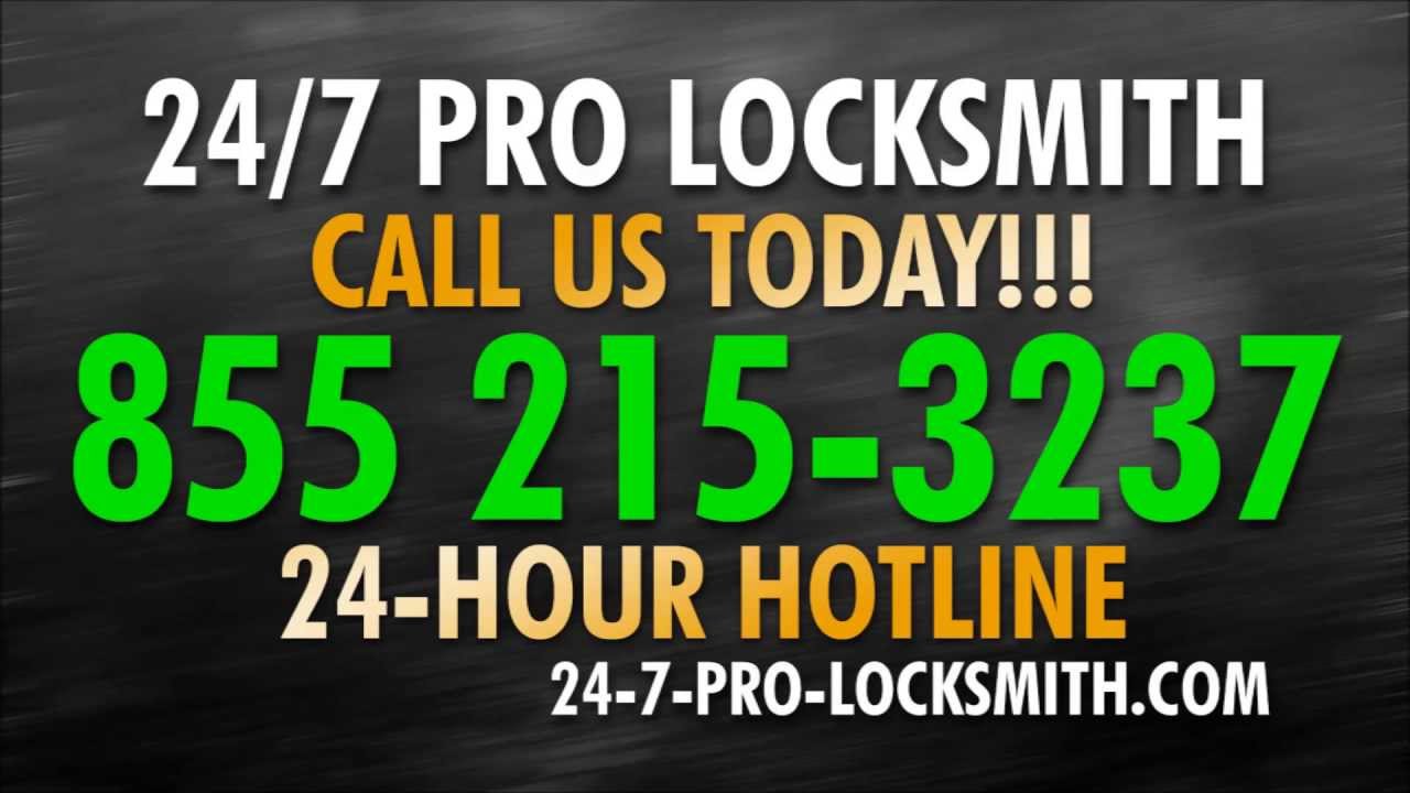 Fast and Professional Locksmith Service - 24/7 Pro Locksmith - YouTube