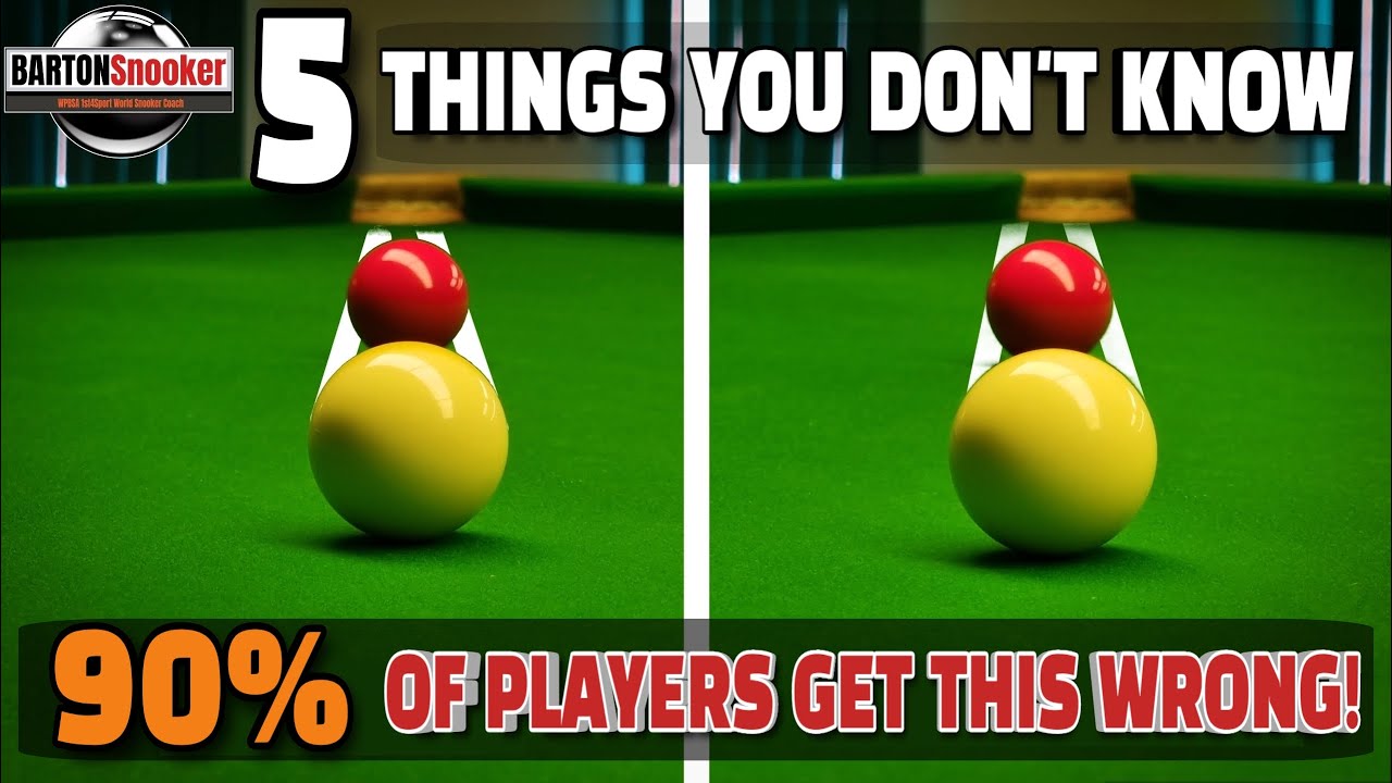 5 Snooker Mistakes You Should STOP Making | Snooker Tips - YouTube