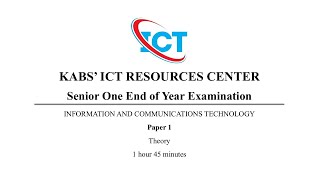 Ict Questions And Answers 840 1 Paper 1 Items In Uneb For New ...