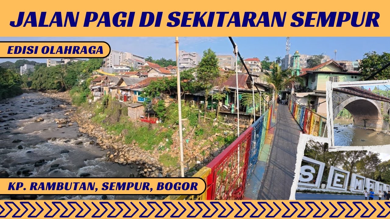 Jalan Pagi di Sekitaran Sempur Bogor - YouTube
