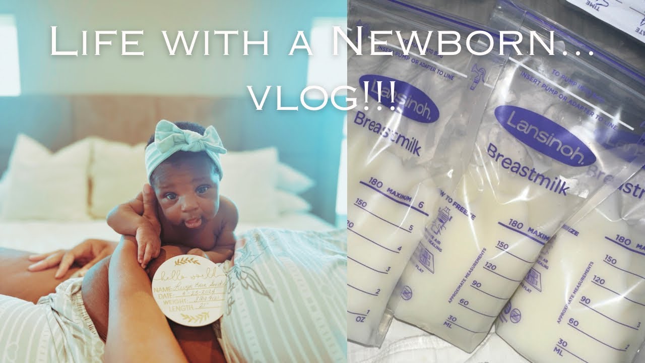 Home and Newborn Vlog: Day in the Life with a Newborn, Placenta ...