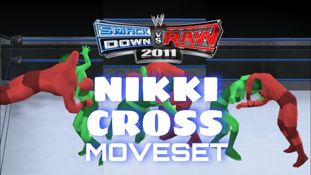 Nikki Cross Moveset for SvR 2011 PSP - YouTube