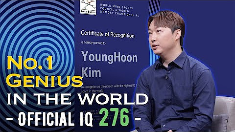 World's Highest IQ 276 Person | Dr. YoungHoon Kim (김영훈) - YouTube