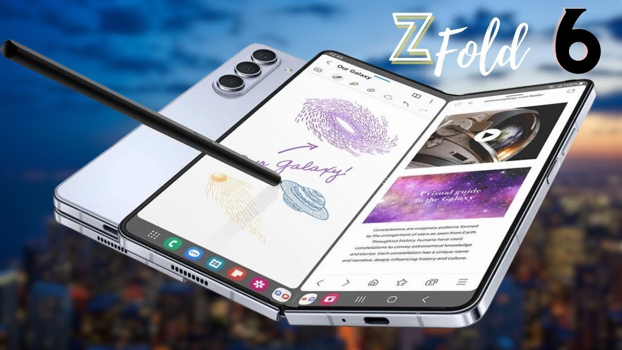 Samsung Galaxy Z Fold 6 New Design - A Game-Changer!" - YouTube