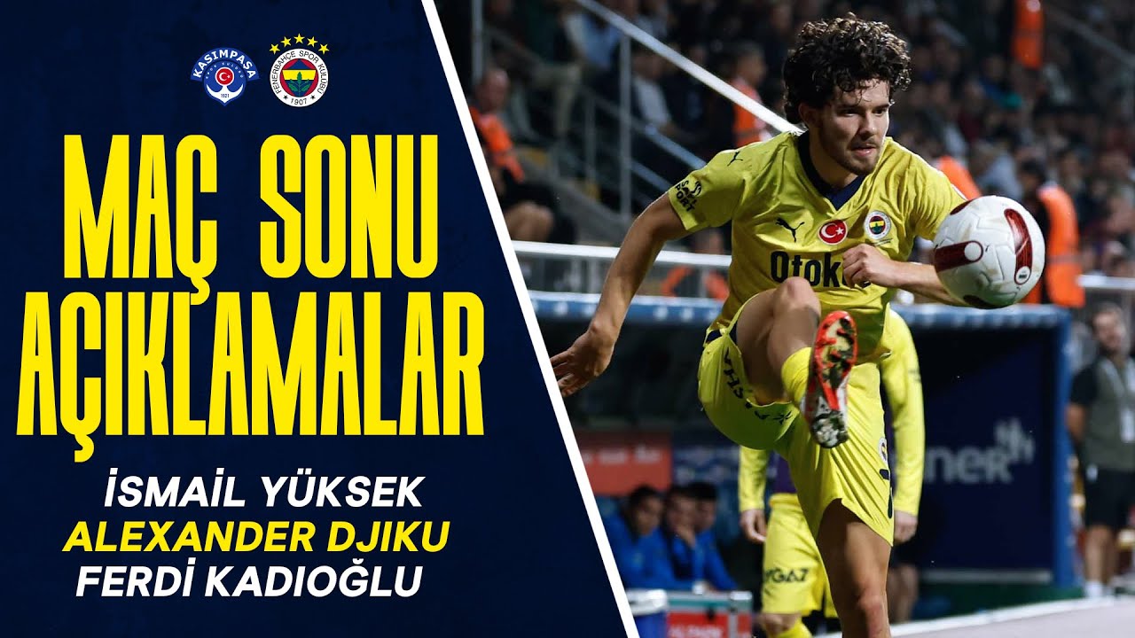Oyuncularımız İsmail Yüksek, Alexander Djiku ve Ferdi Kadıoğlu'nun Maç ...