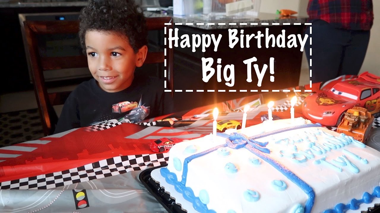 Ty's 4th Birthday Surprise! | VLOG 26 - YouTube
