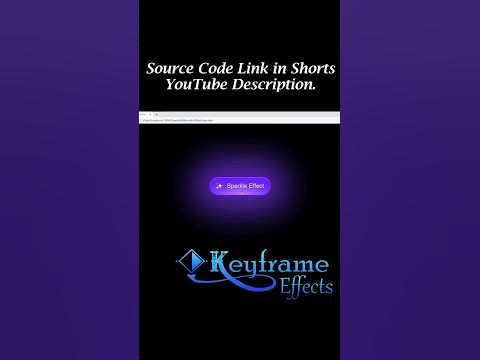 On Hover Sparkle Button Effect Using HTML CSS & JavaScript #shorts - YouTube