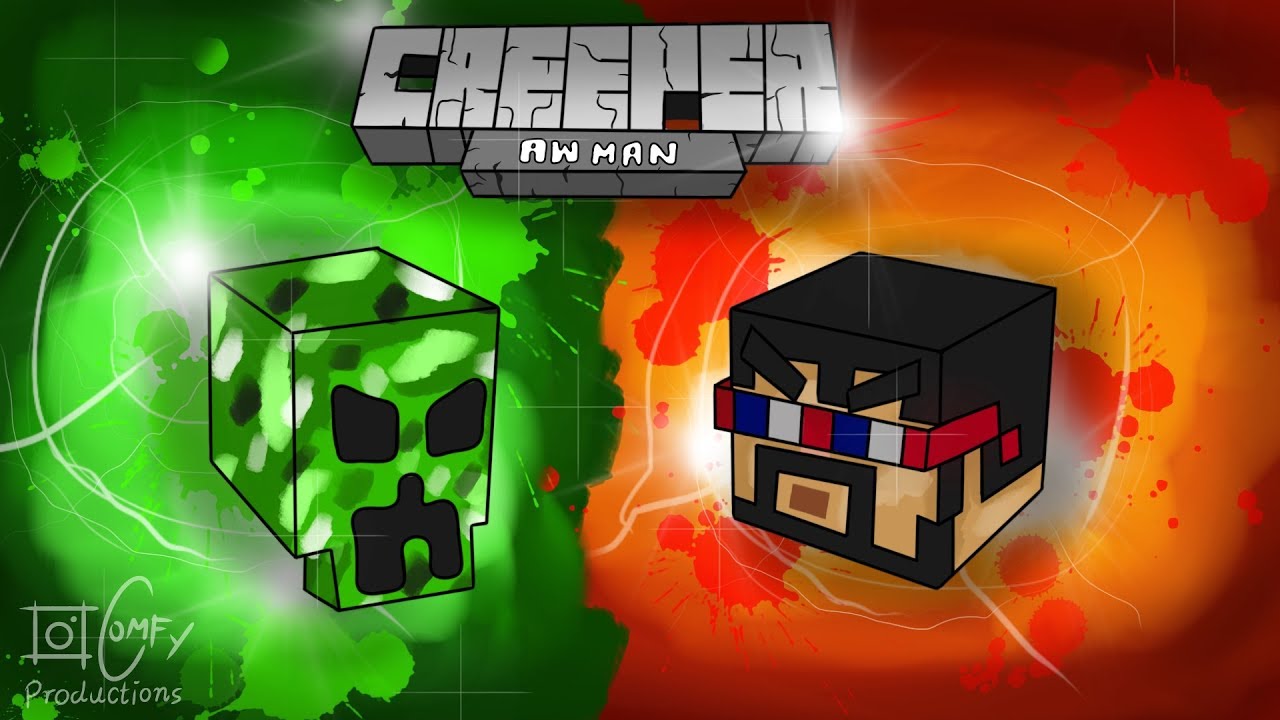 Creeper Aw Man Speed Art | Minecraft Parody - YouTube