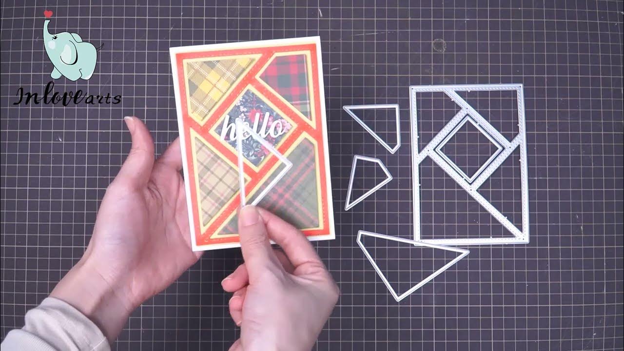 Video Tutorial | Inlovearts | Cutting Dies | Patchwork Background Board Cutting Dies - YouTube