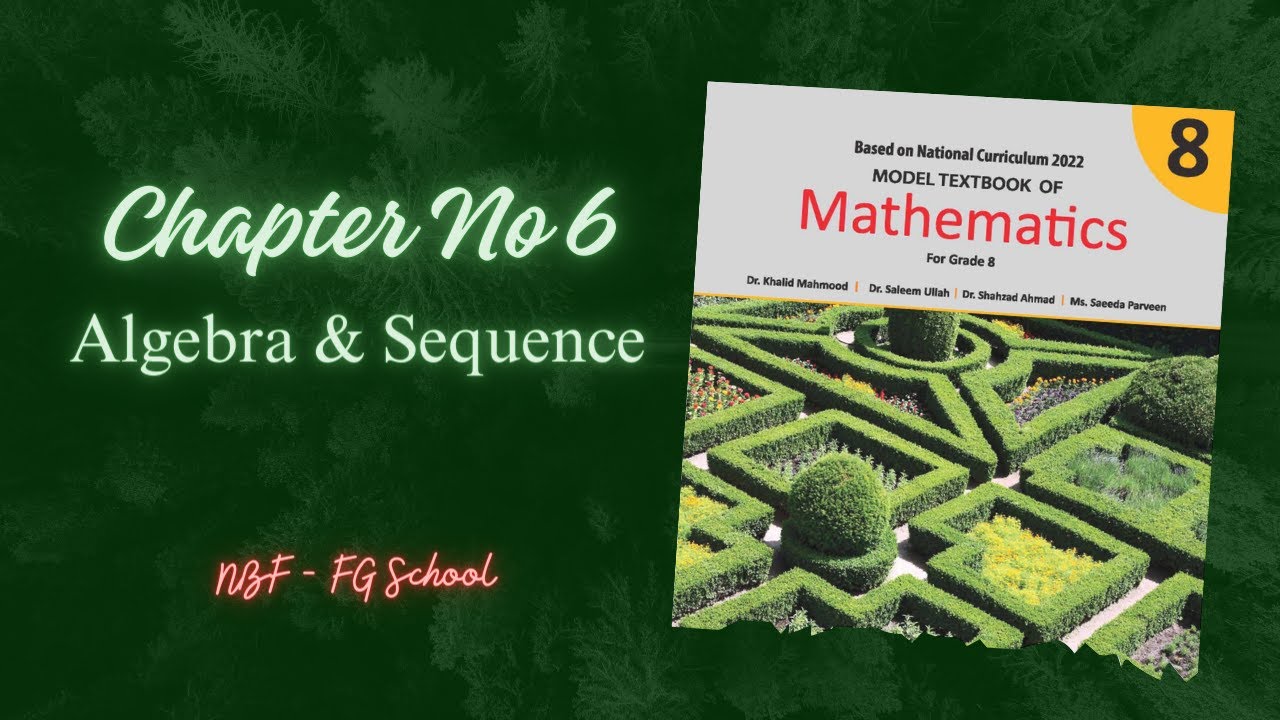Math Class 8 Chapter 6 - Algebra & Sequence (Introduction) NBF - FG ...