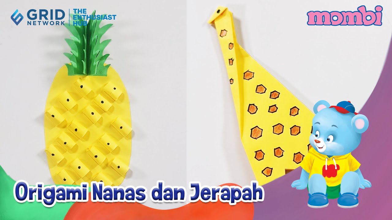 How to Make an Origami Pineapple – easy origami tutorial