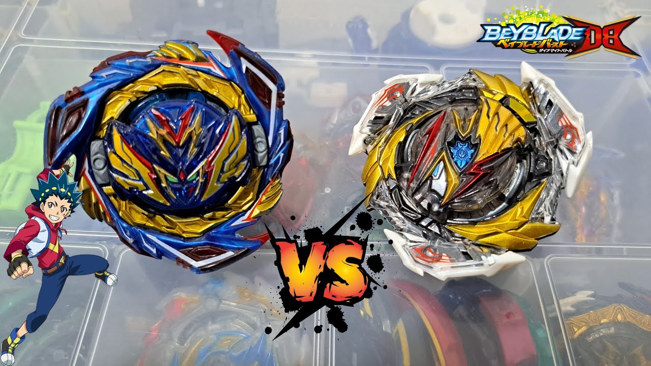 Savior "Valkyrie" Sh -7 vs Ultimate Valkyrie2 Lg V' -9 (Beyblade Burst ...
