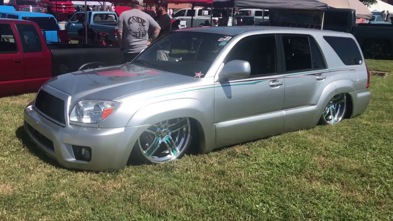 Bodydropped Toyota 4Runner Slamfest 2018 Street Trucks Magazine - YouTube