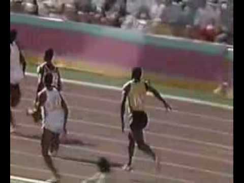 Bert Cameron's 1984 Olympic 400m Semi - YouTube