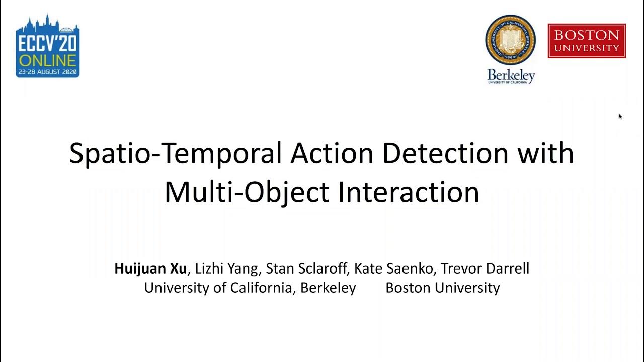 Spatio-Temporal Action Detection with Multi-Object Interaction - YouTube