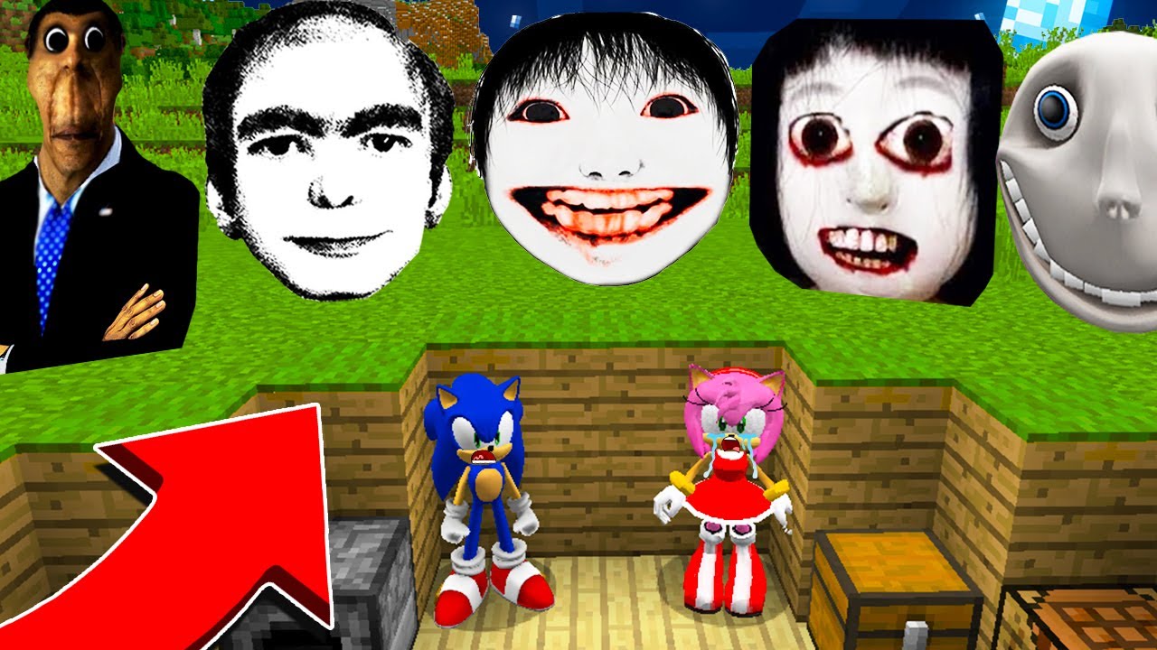 OBUNGA YOSHIE DREAMMAN ENTITY 666 and NEXTBOTS CHASED SONIC and AMY ...
