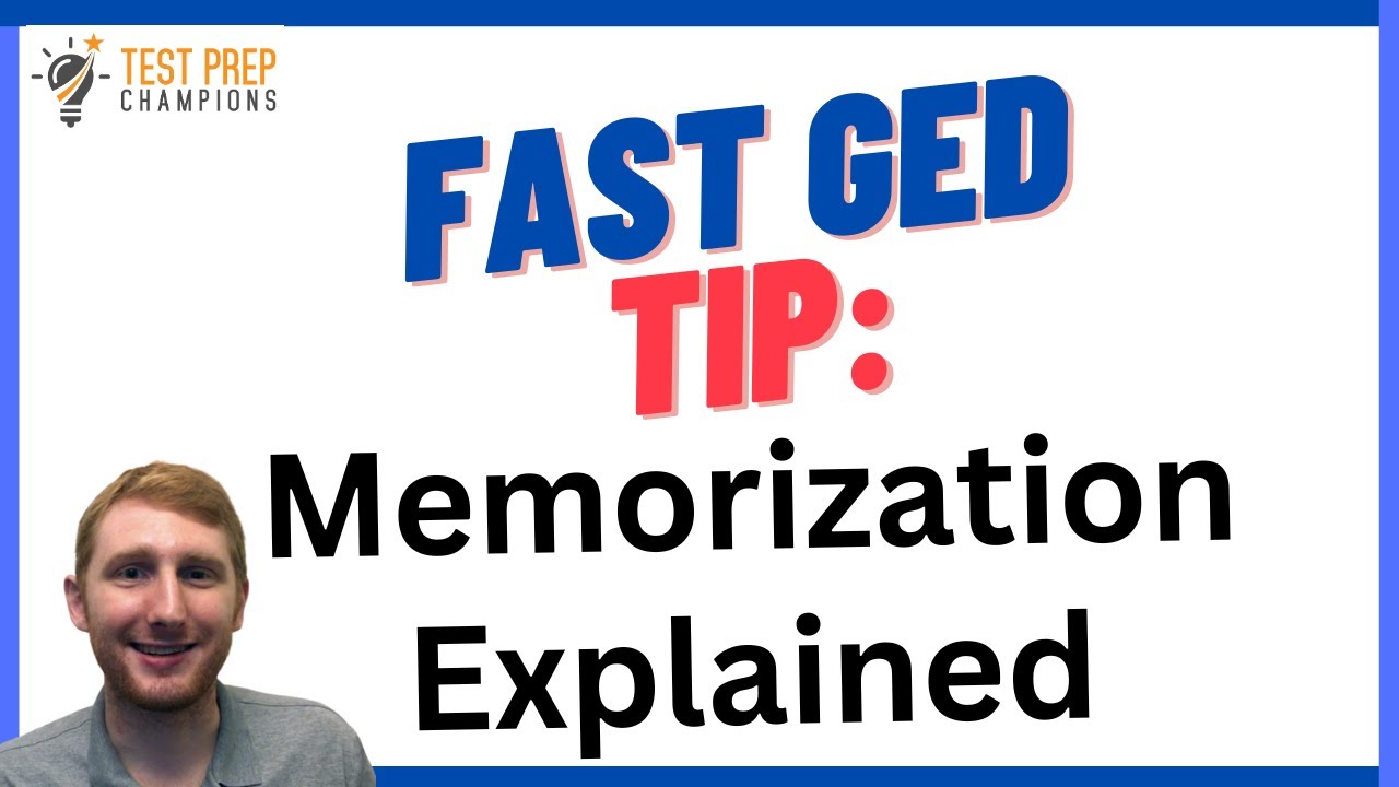 Memorization and the GED Test: What to Know [Fast Explanation] - YouTube