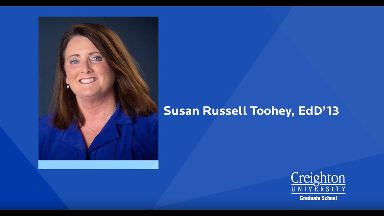 2016 Alumni Merit Award - Susan Russell Toohey, EdD'13 - YouTube