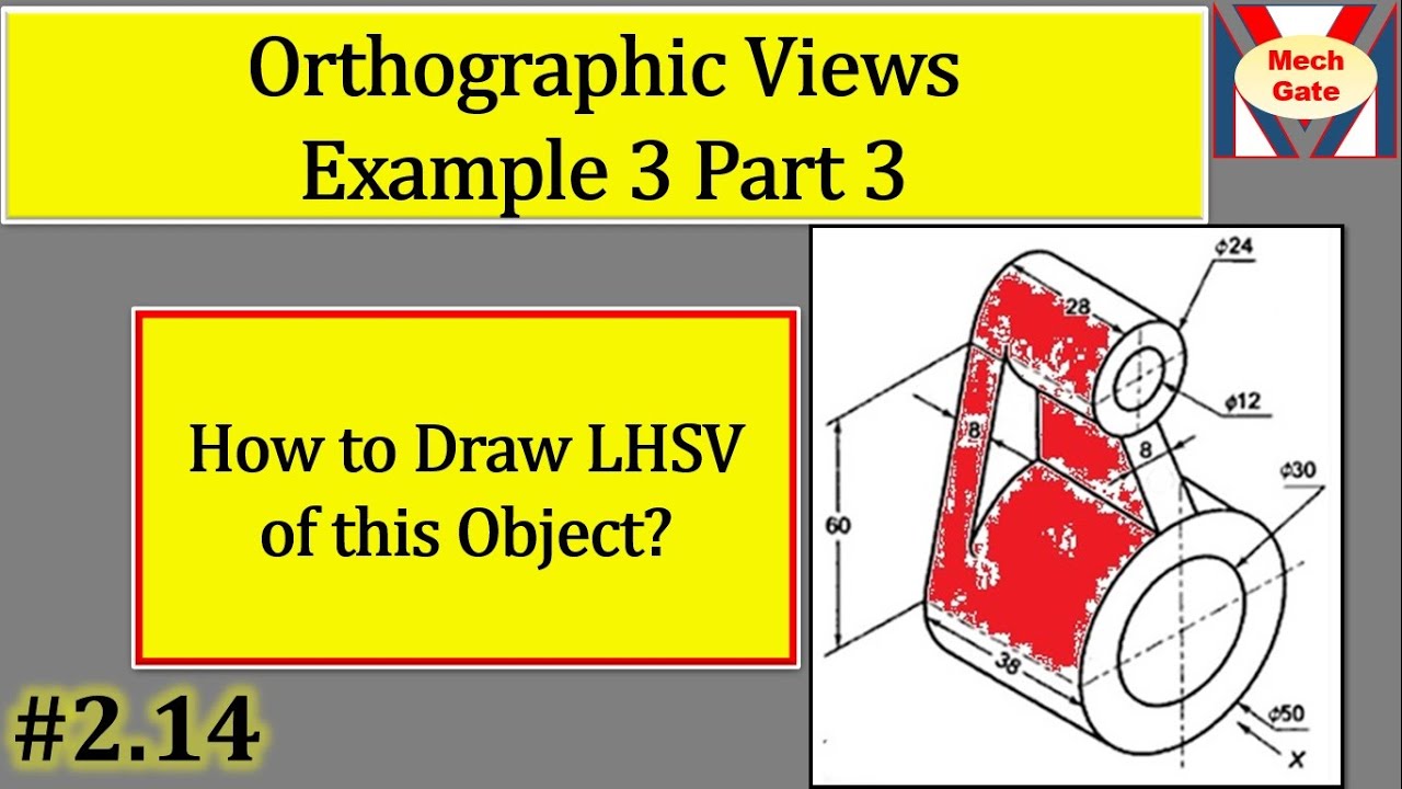 How to draw LHSV of the Object? Example 3 | Part 3 | MechGate - YouTube