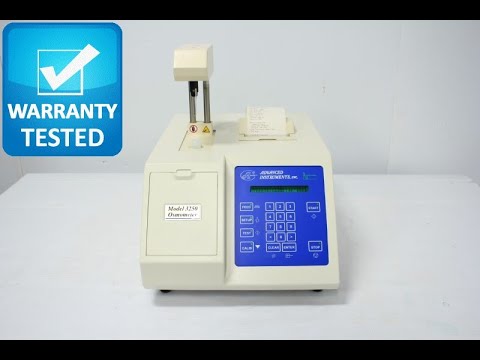 Advanced Instruments 3250 Osmometer [BOSTONIND] - 45164 - YouTube