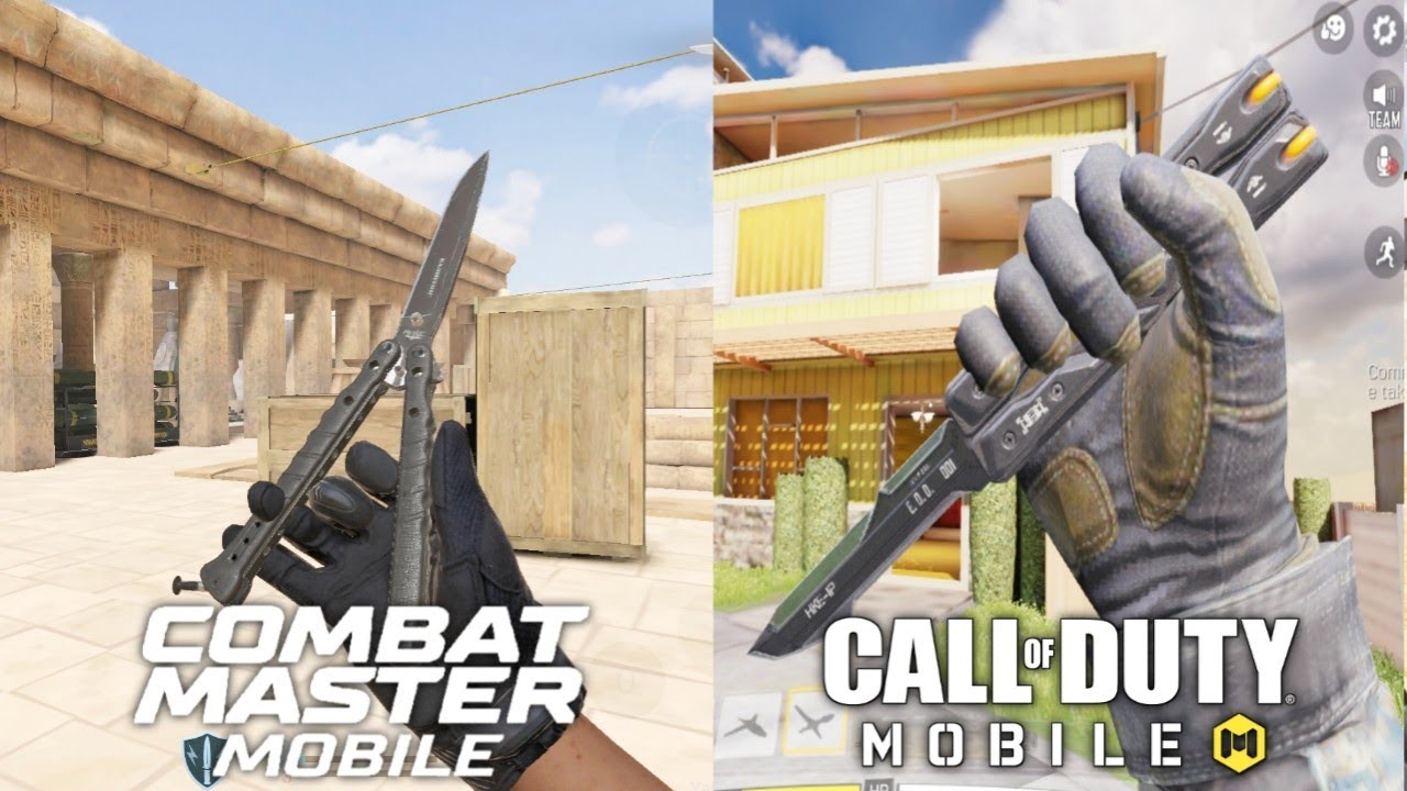 Combat Master vs Call of Duty Mobile - Weapons Comparison - YouTube