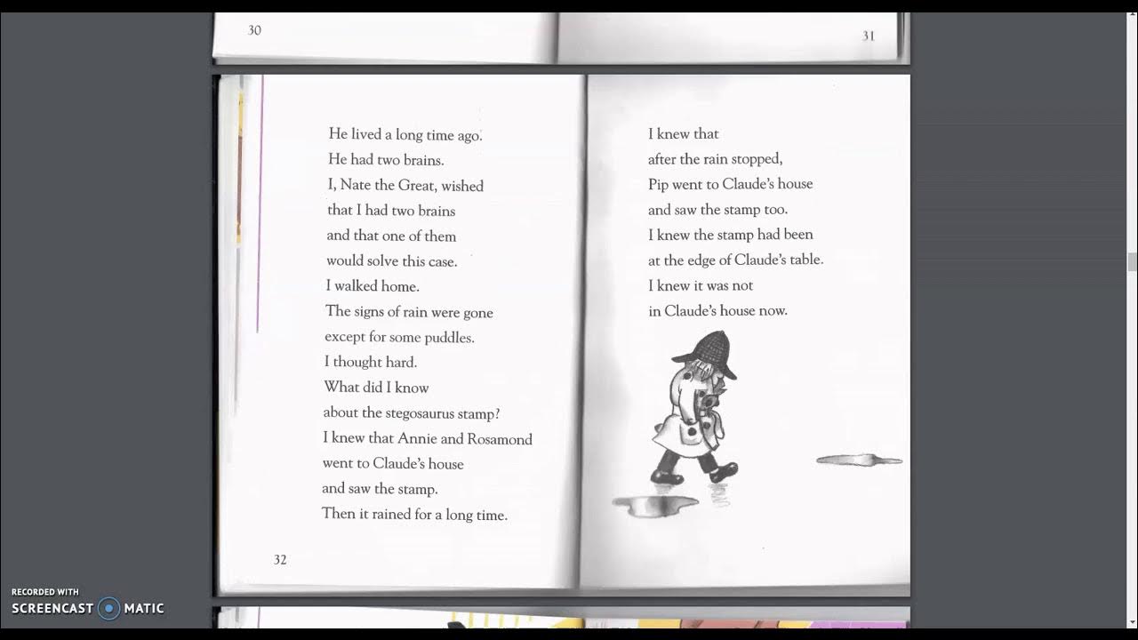 English Reading for Louis #28 - Nate The Great and the Sticky Case ...