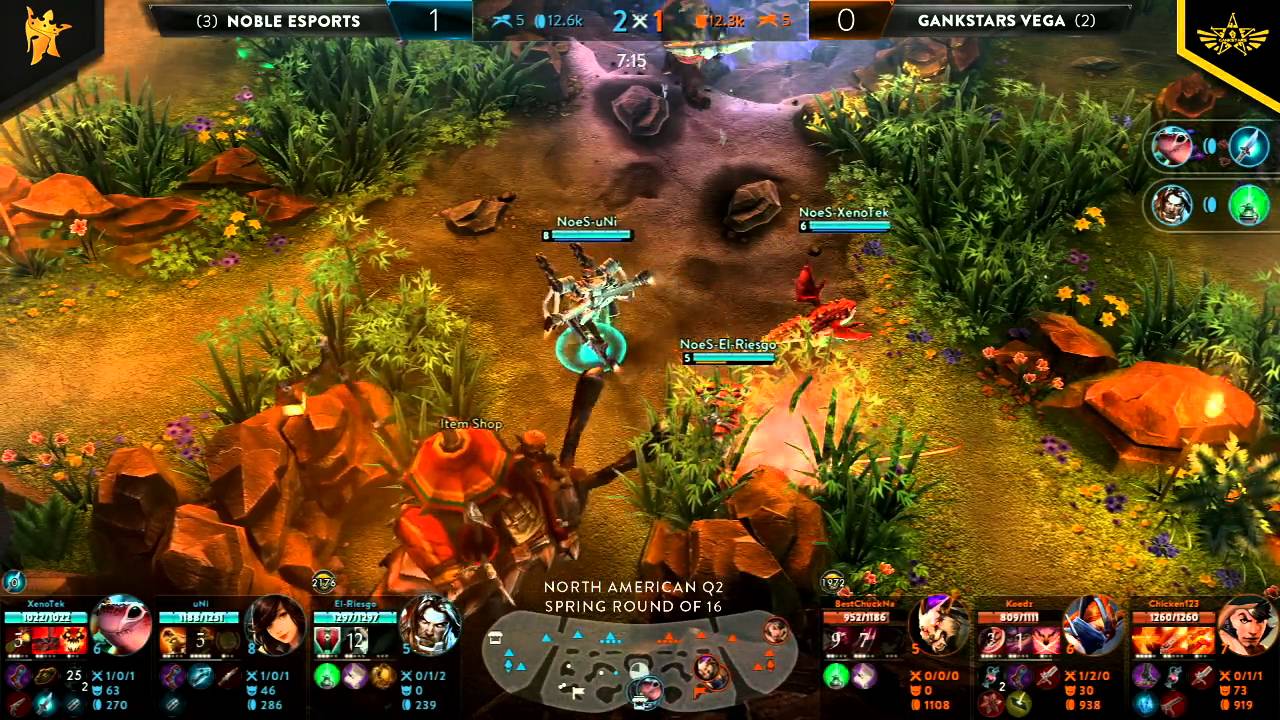 GankStars Vega vs Noble eSports Match 2 - VGL NA Spring Qualifier 2 ...