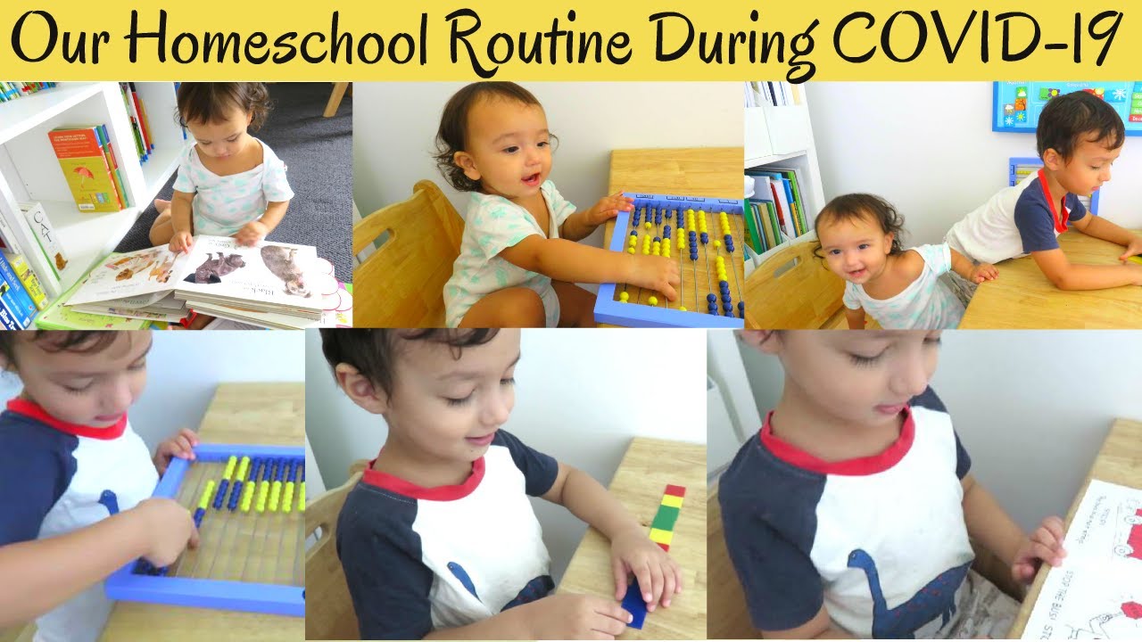 Homeschool With Me: Our Homeschool Routine During COVID-19 - YouTube