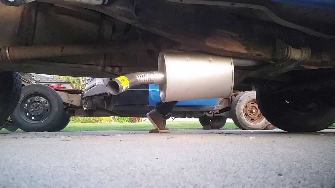 Flowtech Raptor Muffler/ Mazda B2300 4x4 - YouTube