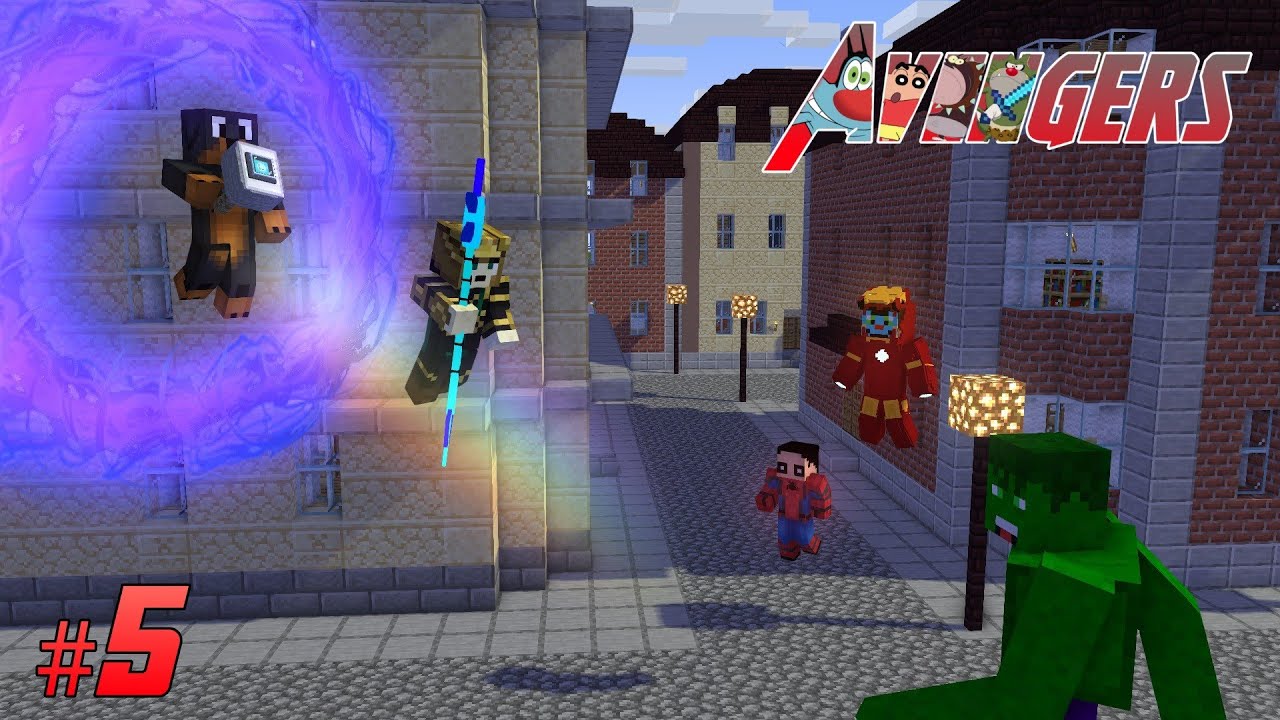 Thor and Loki comes to earth | Avengers Part - 5 | Minecraft - YouTube