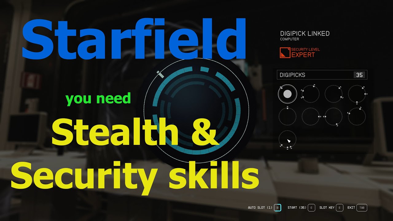 Starfield - Why you invest into Stealth and Security early! - YouTube