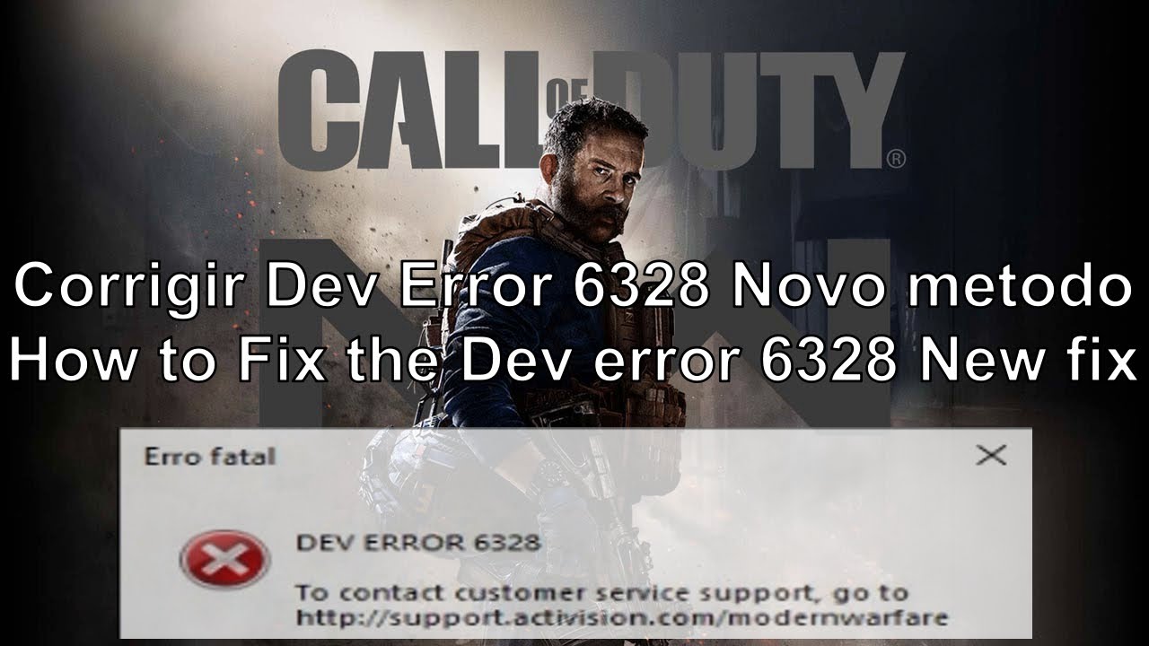 Corrigir Dev Error 6328 Novo Métodonew Fix Dev Error 6328 Youtube