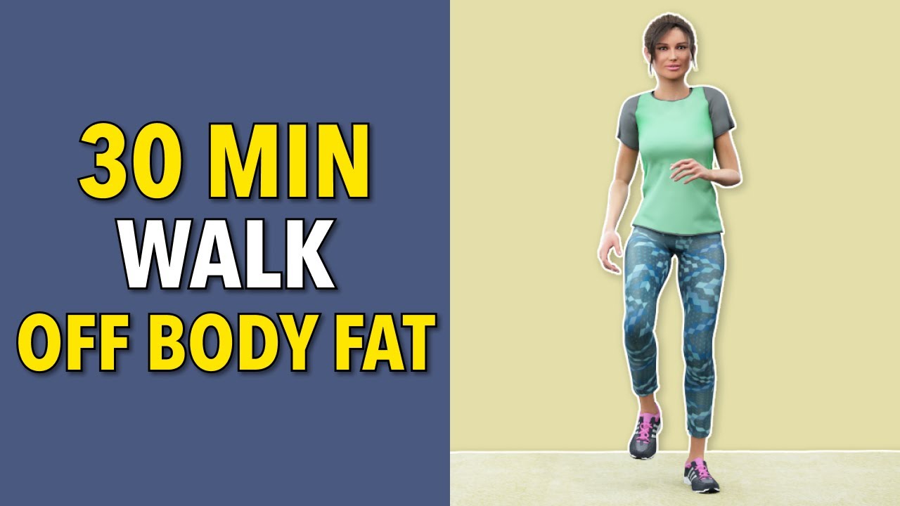 Walk Your Way To Minimum Body Fat – 30 Min Standing Cardio - YouTube