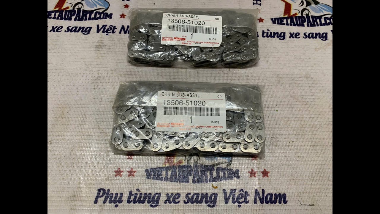 1350651020 Xích cam Toyota Land Cruiser 2012 VDJ200 - YouTube