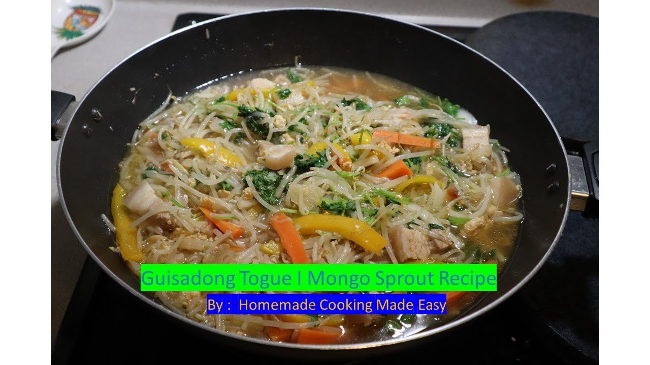 Guisadong Togue I Mongo Sprout Recipe - YouTube