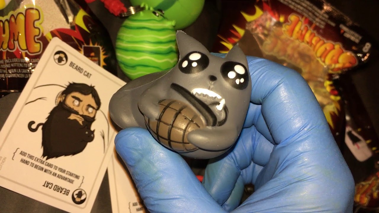 Exploding Kittens! SquishMe SqueezeMe Full Set! - YouTube