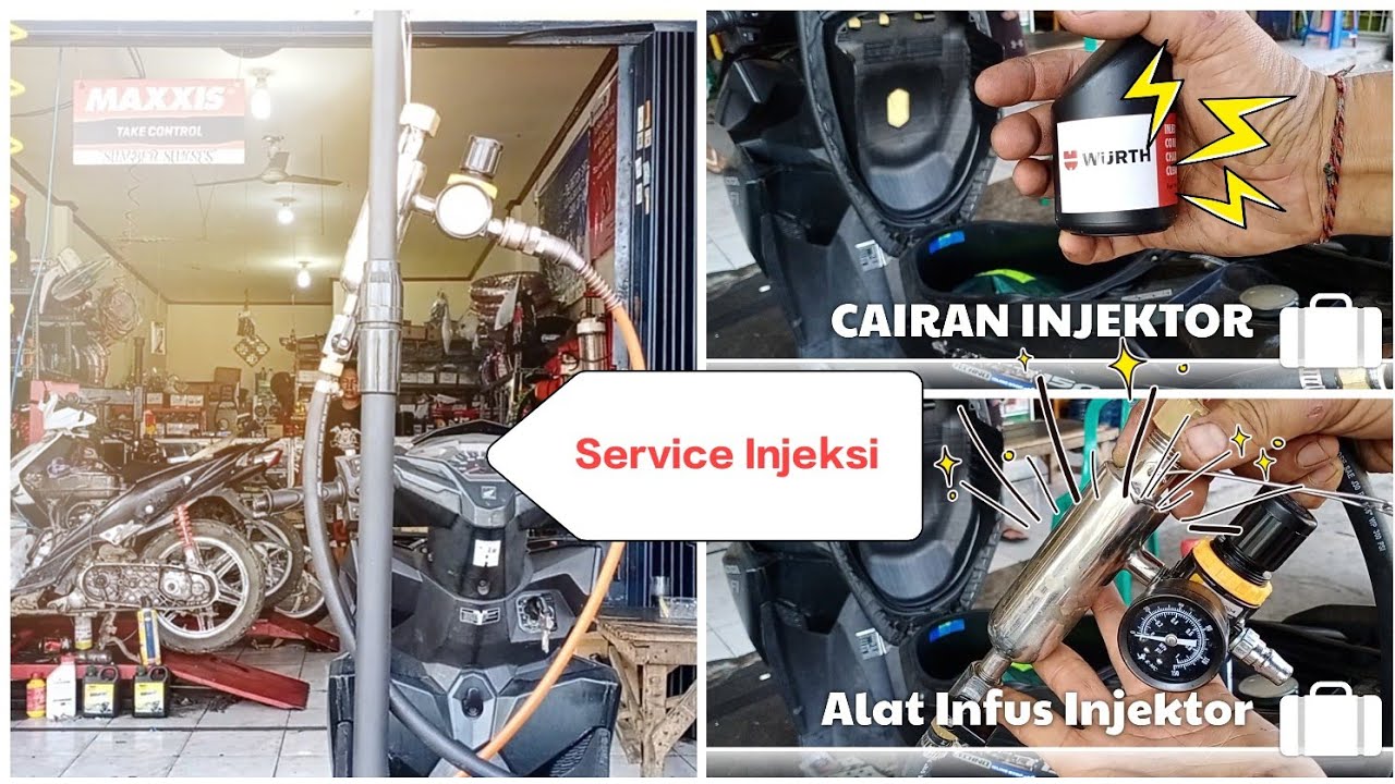Service Injeksi Tarikan jadi enteng‼️#service #servicemotor # ...