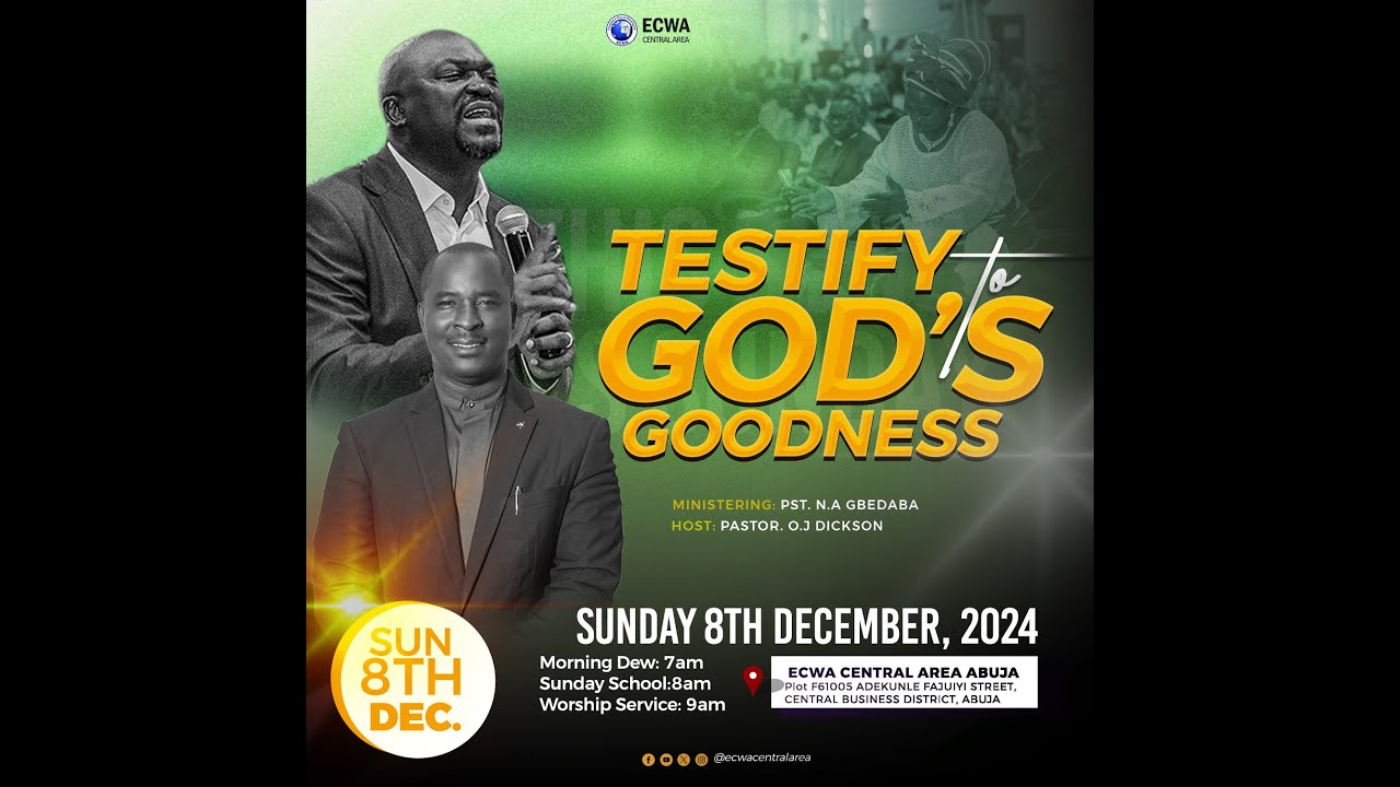 Sunday Worship Service | Testify to God's Goodness - YouTube