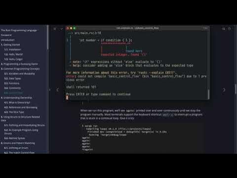 Learn Rust: Basic Control Flow - YouTube