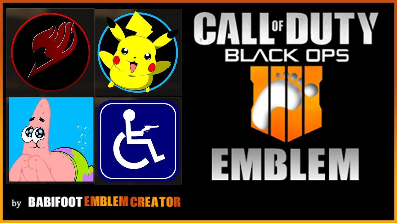BO4 Emblem Tutorial - My secondary Channel - YouTube