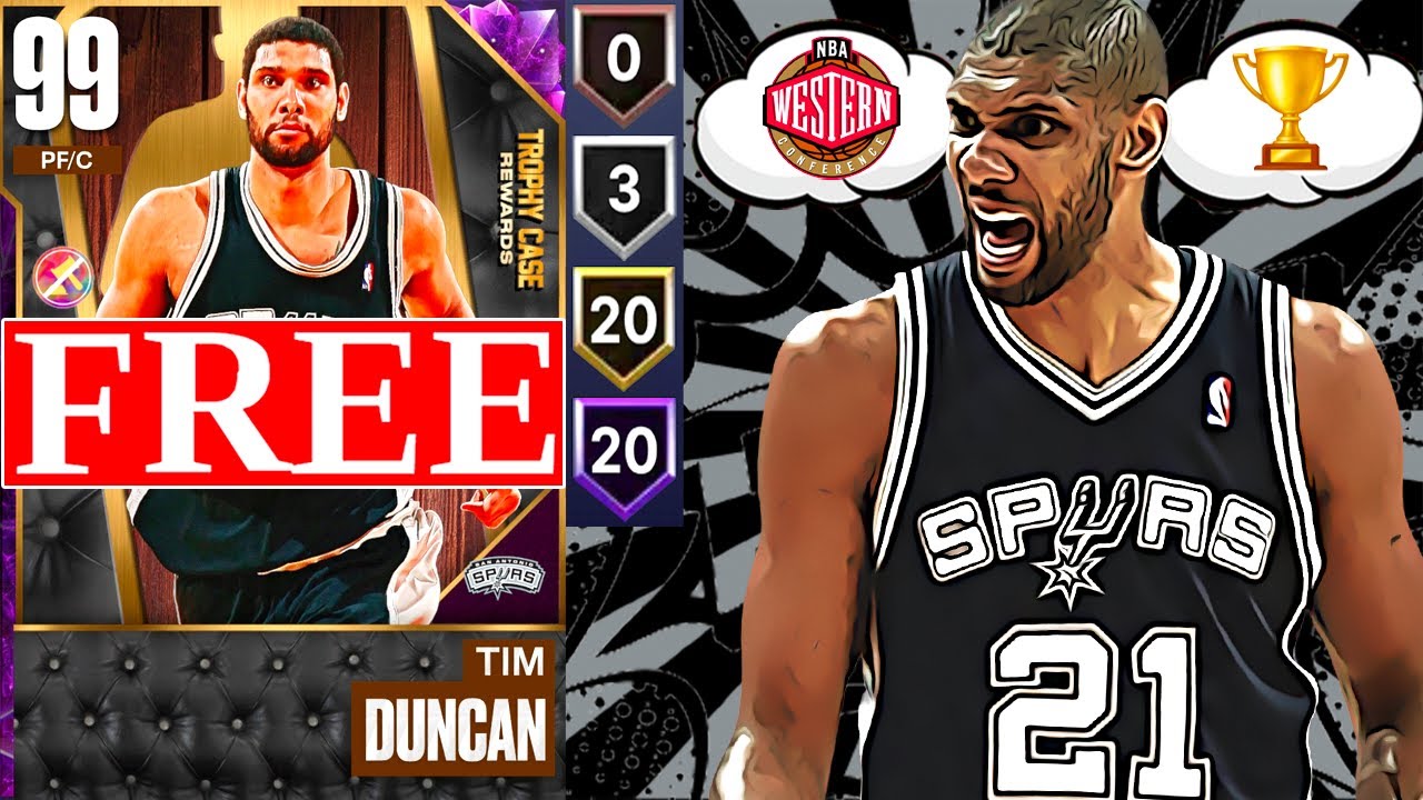 FREE TROPHY CASE REWARD DARK MATTER TIM DUNCAN GAMEPLAY! BETTER THAN ...