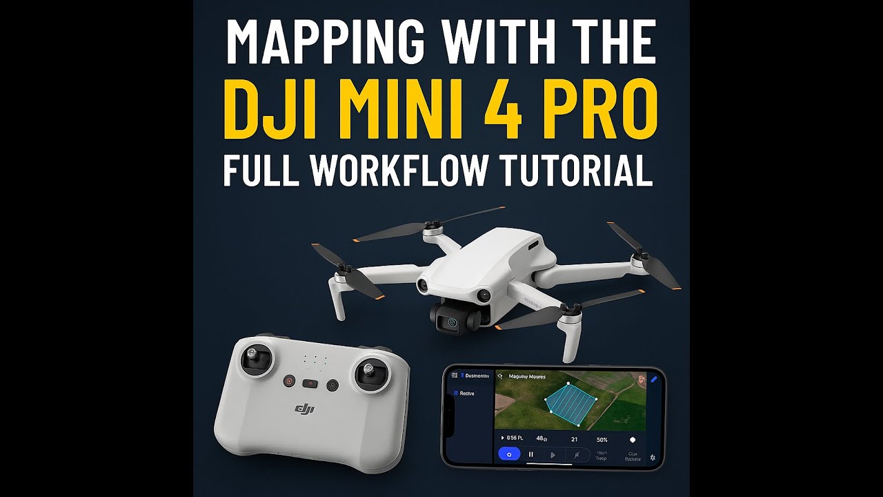 Mapping with a Mini 4 Pro and Dronelink - YouTube
