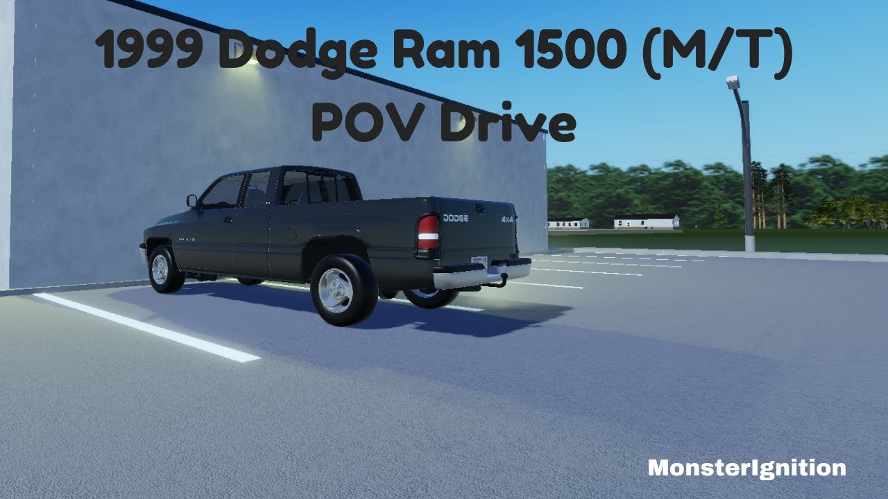 1999 Dodge Ram 1500 (M/T) POV Drive (CKRP Roblox) - YouTube