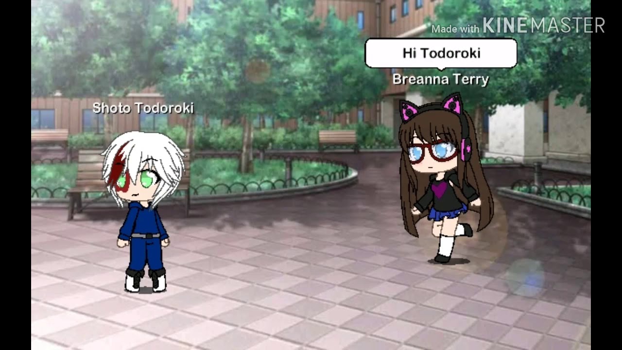 Im a new character on my hero academia gacha life episode 1 - YouTube