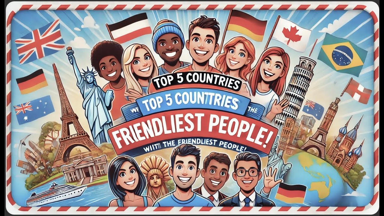 Top 5 Countries with the Friendliest People #FriendliestCountries # ...