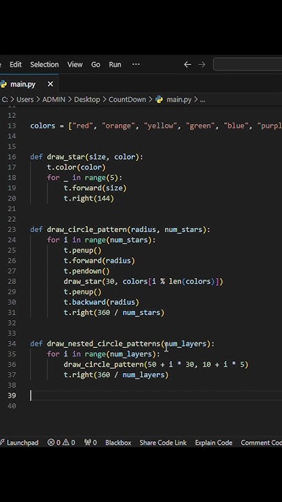 Superb Python Graphics 37 🔥 Amazing Design Art Coding Asmr Pythonturtle